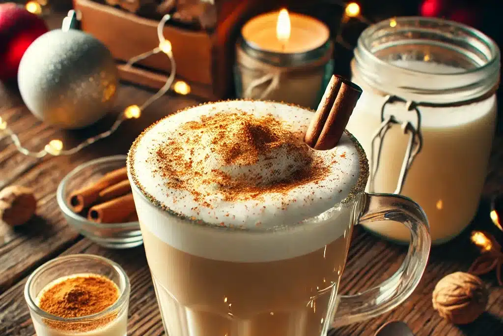 Cómo preparar un Macchiato de Eggnog paso a paso